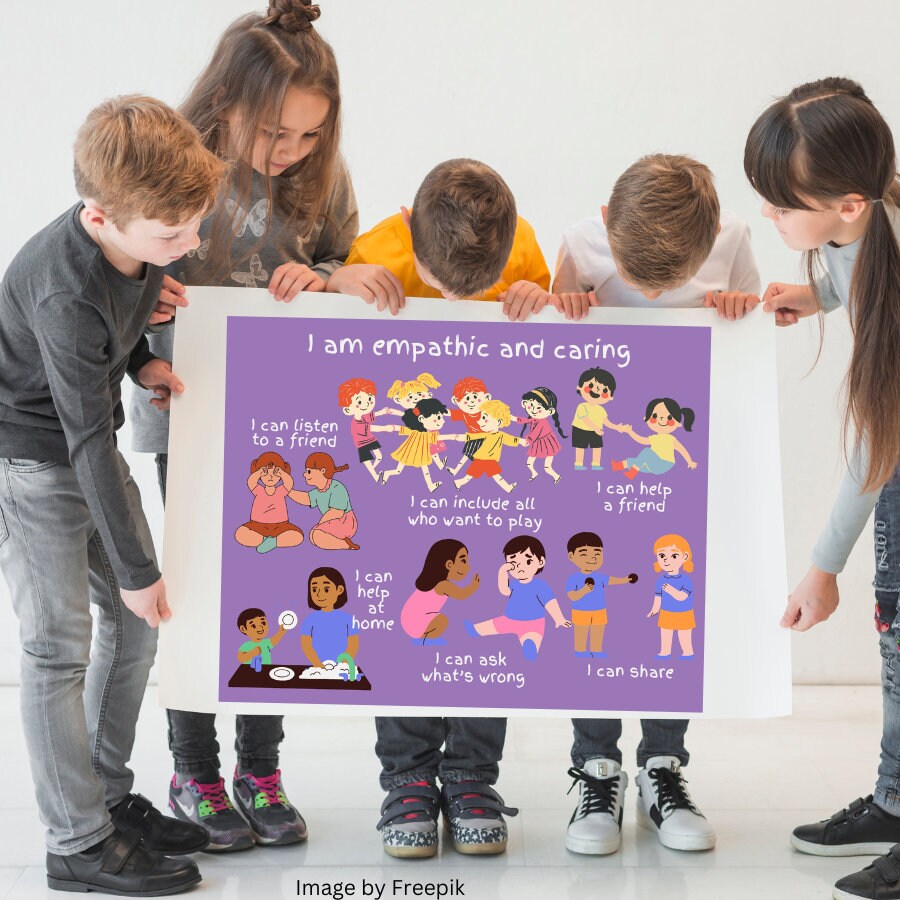 Social Emotional Learning Digital Print I Am Empathic and Caring in ...