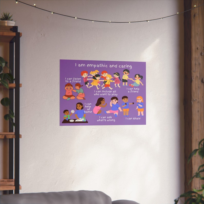 Social Emotional Learning Poster I Am Empathic and Caring for ...
