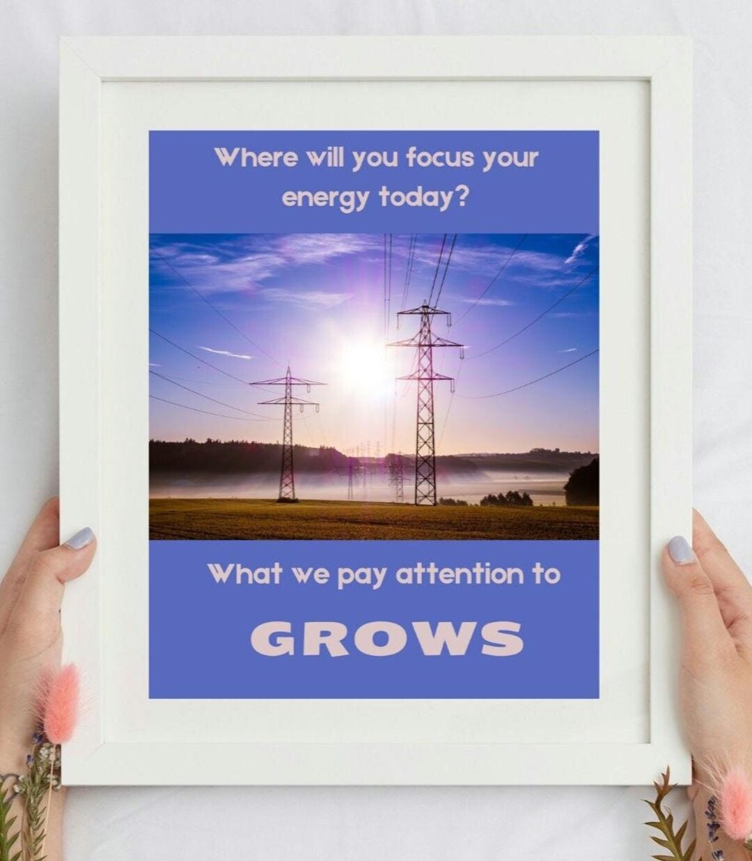 Motivational Poster focus Your Energy Today Digital Download ...