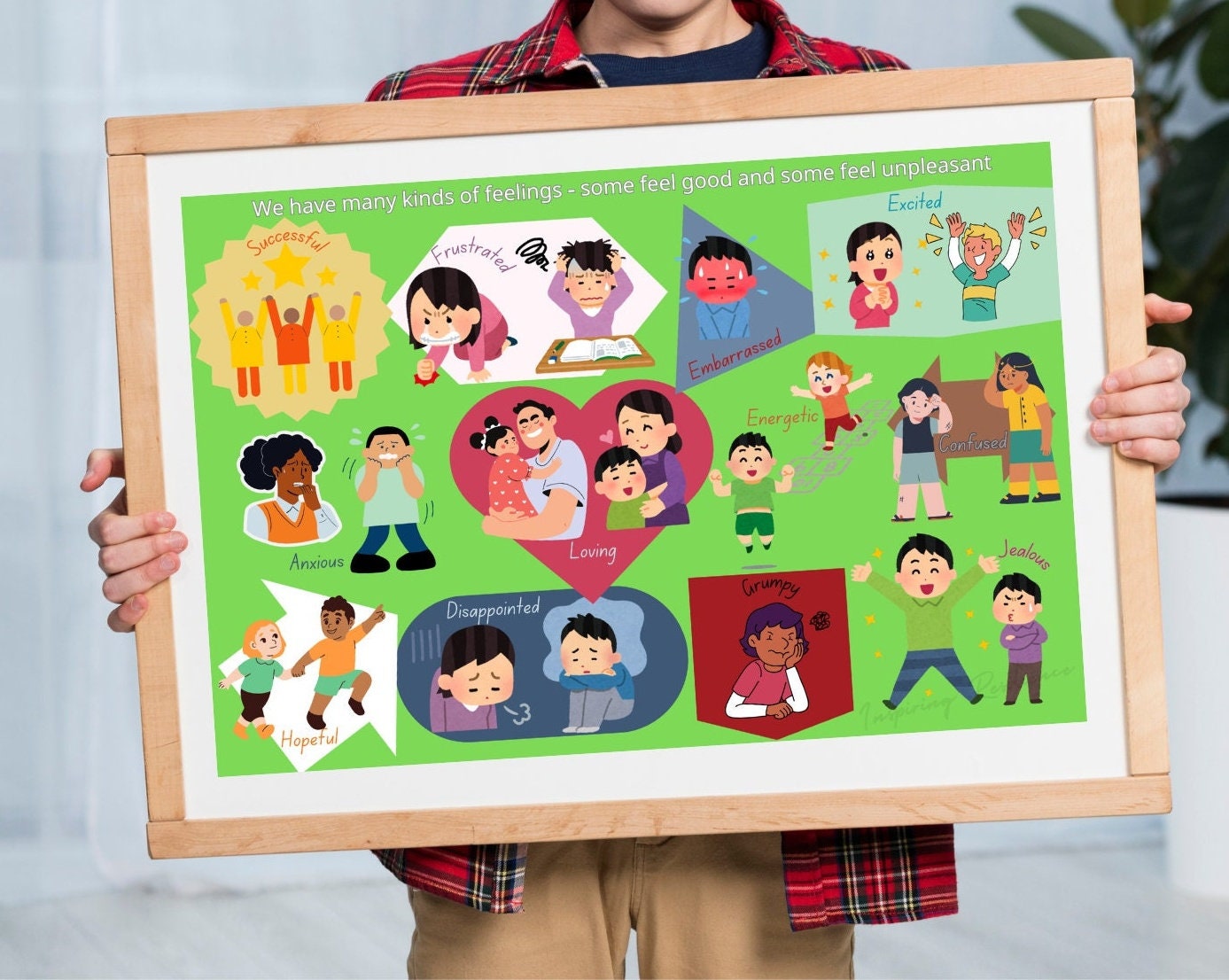 Social Emotional Learning Poster About Feelings, SEL Teaching Aid for ...