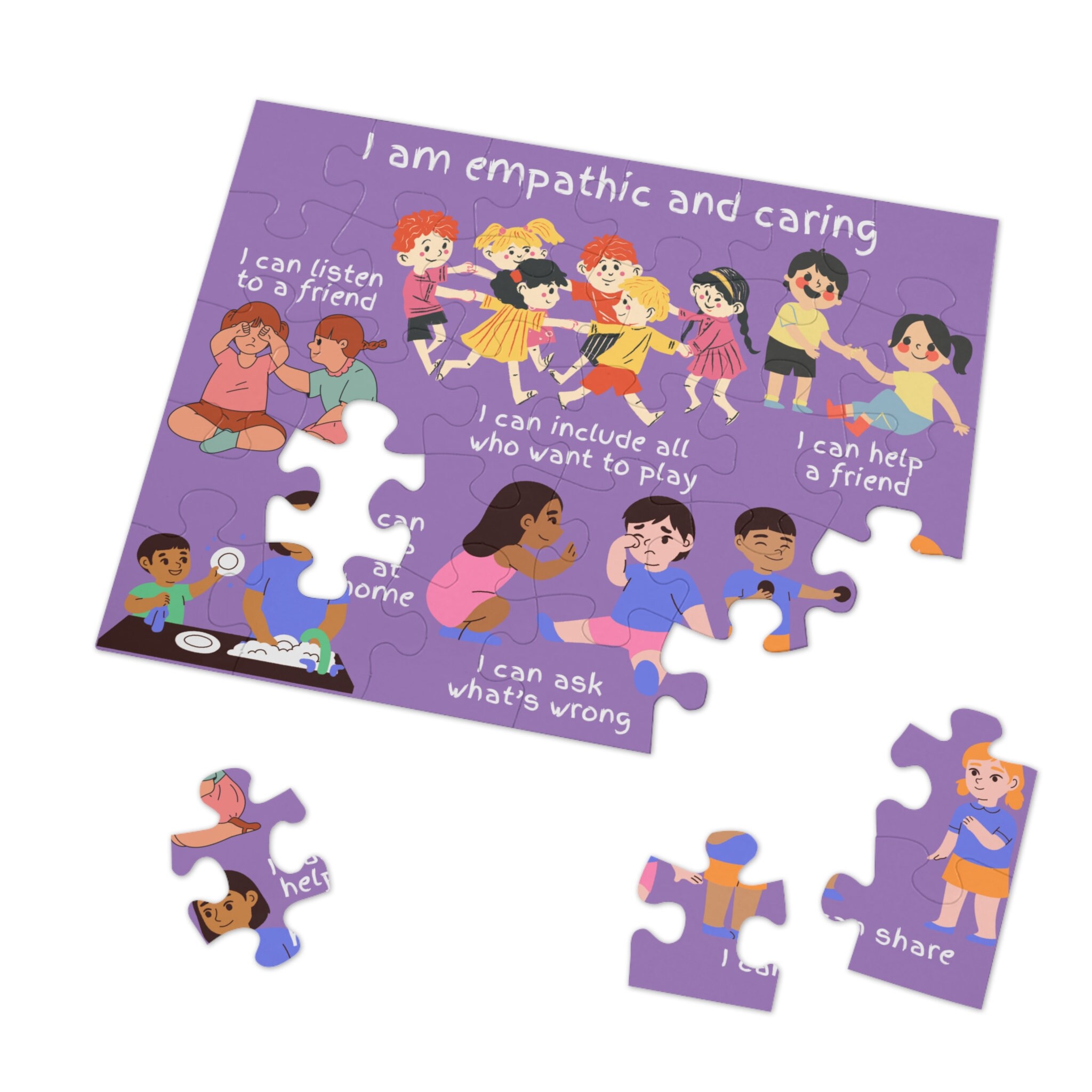 Social Emotional Learning 30-piece Puzzle I Am Empathic and Caring ...