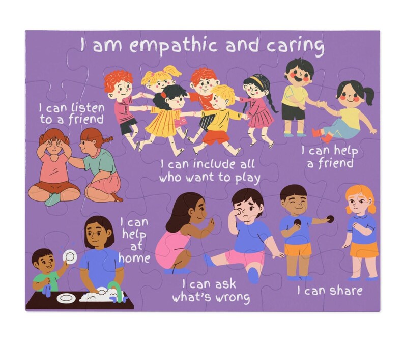 Social Emotional Learning 30-piece Puzzle I Am Empathic and Caring ...