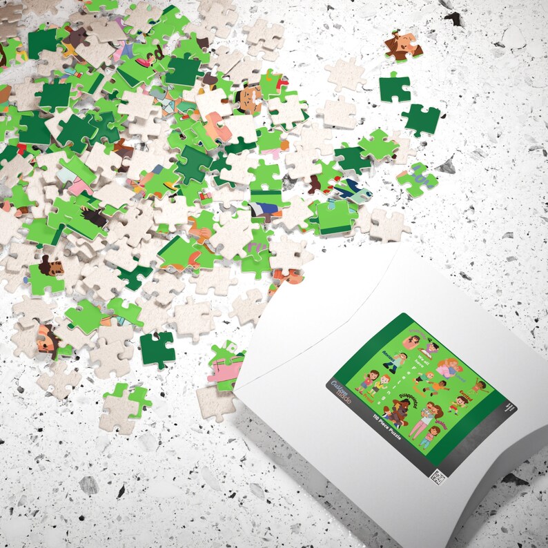 Emotions Puzzle for Kids to Develop Coping Skills - 110 Pieces, Social ...