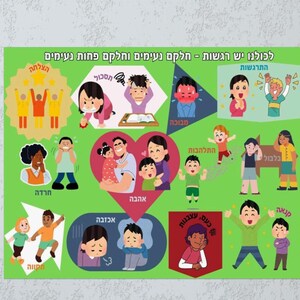 Social Emotional Learning Poster About Feelings, SEL Teaching Aid for ...