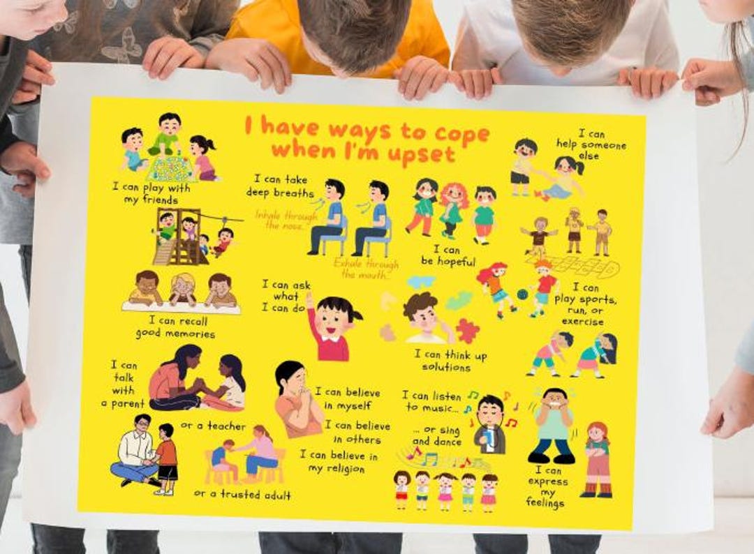 SEL Poster for Teachers Counselors and Therapists "i Have Ways to Cope ...