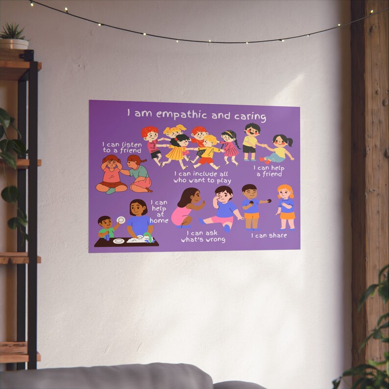 Social Emotional Learning Poster I Am Empathic and Caring for ...