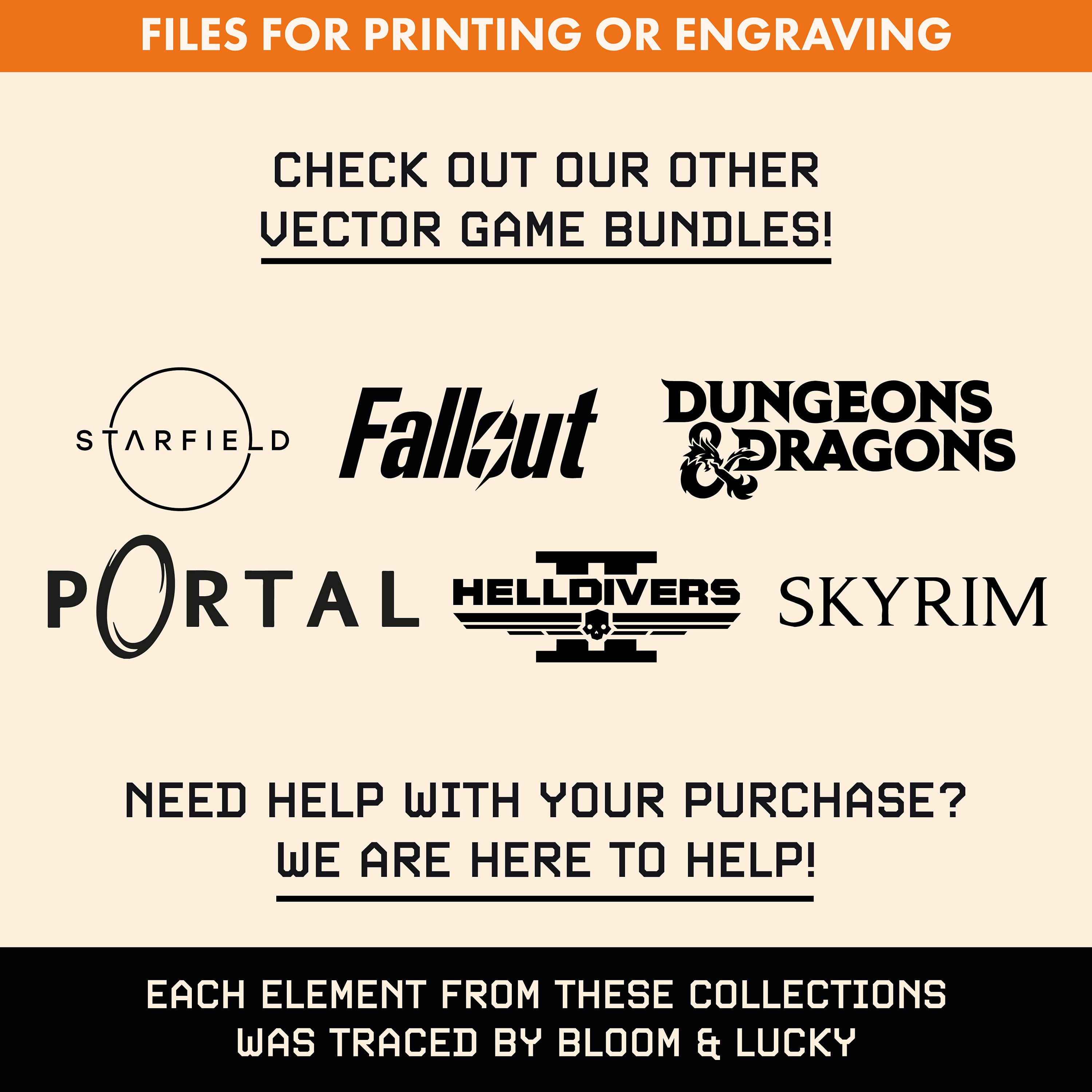 Game Series Basic Bundle Digital Download Designs Outline Files SVG ...