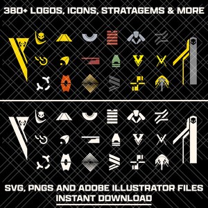 Game Digital Download Bundle 380 SVG, PNG & Adobe Illustrator Files ...