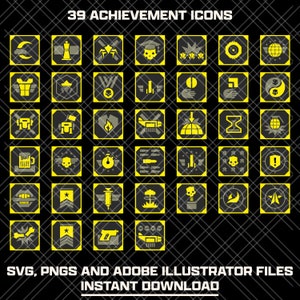 Game Digital Download Bundle 380 SVG, PNG & Adobe Illustrator Files ...
