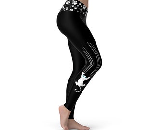 Cat Leggings | Etsy