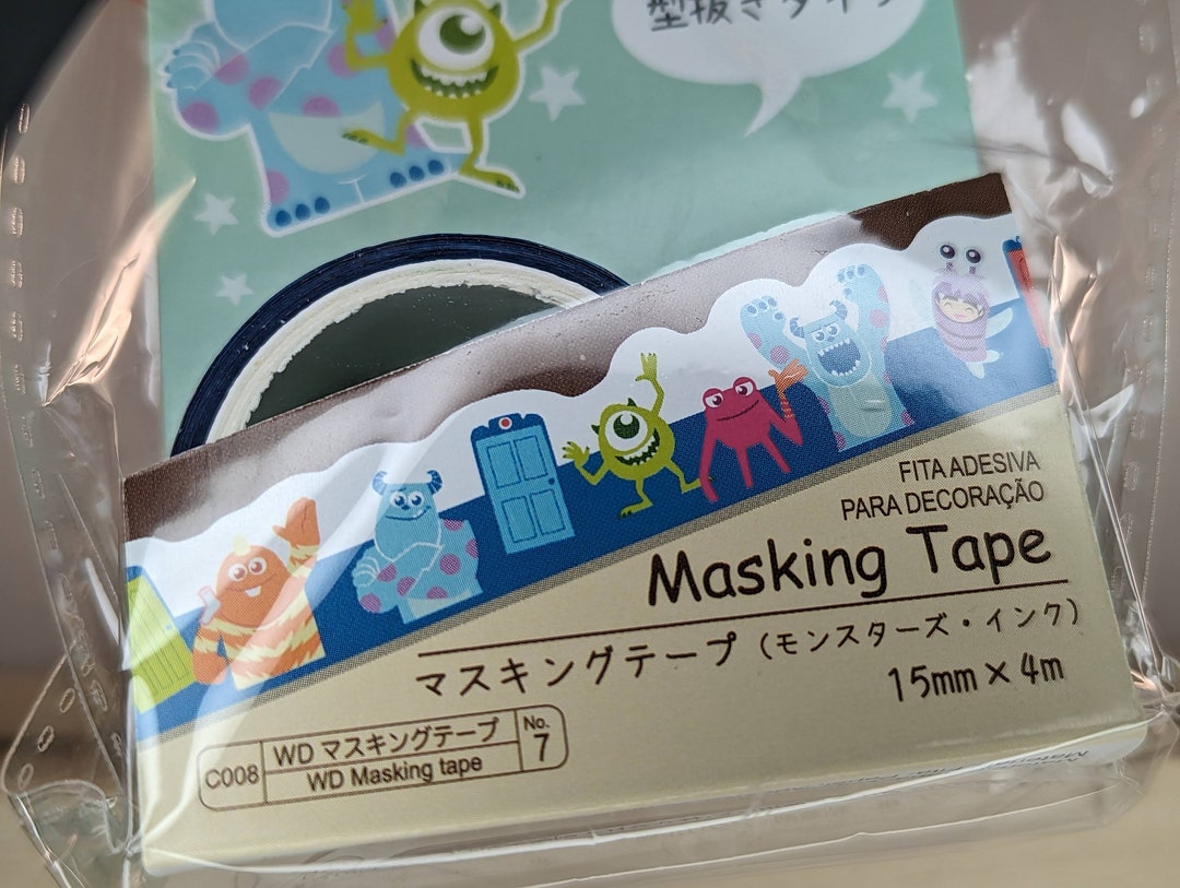Disney Pixar Washi Tape Monsters Inc Mike Sully and Friends - Etsy