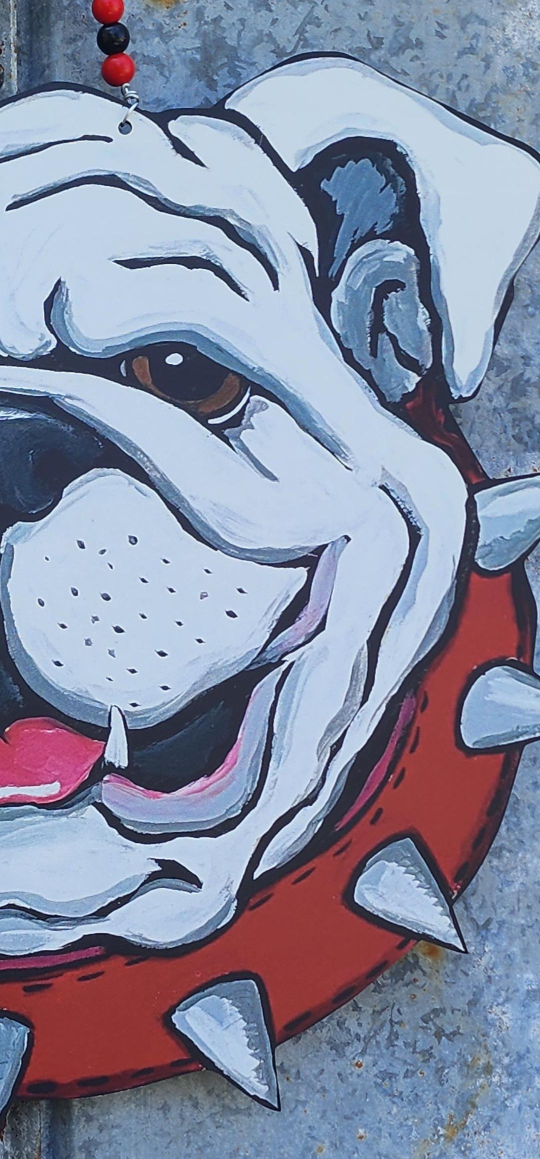 Bulldog Door Hanger-print - Etsy