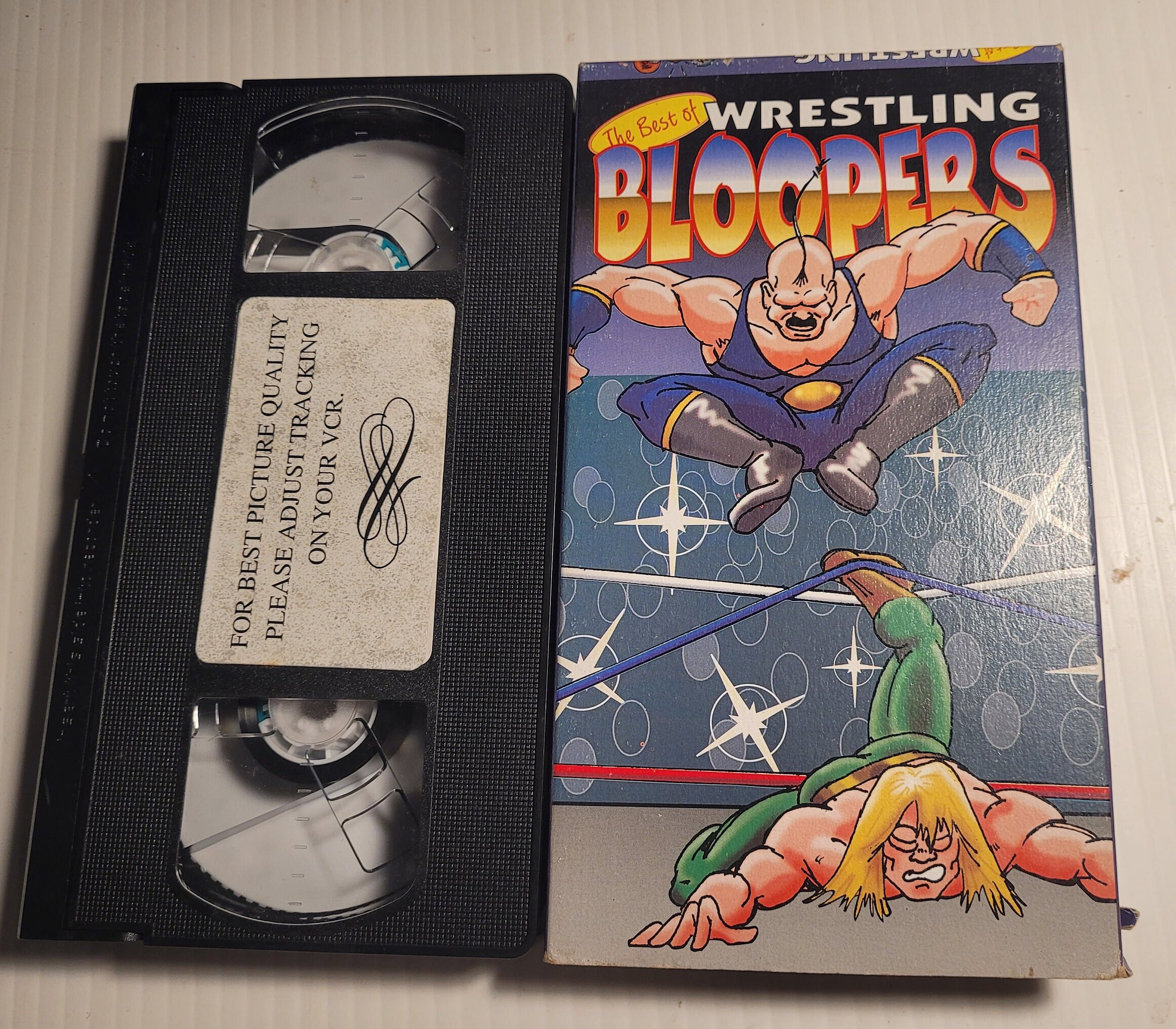 The Best of Wrestling Bloopers VHS 1996 Combined Artists - Etsy