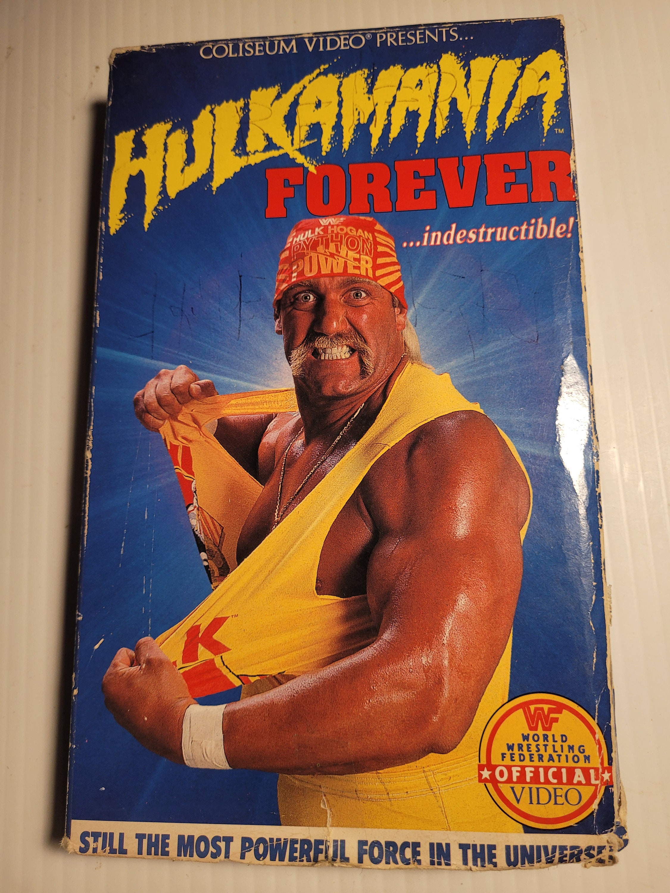 WWF Hulkamania Forever VHS Coliseum Video Wrestling 1990 Tested - Etsy