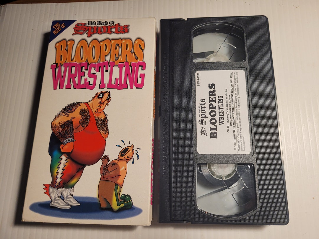 The Best of Wrestling Bloopers VHS Wild World of Sports 1996 - Etsy