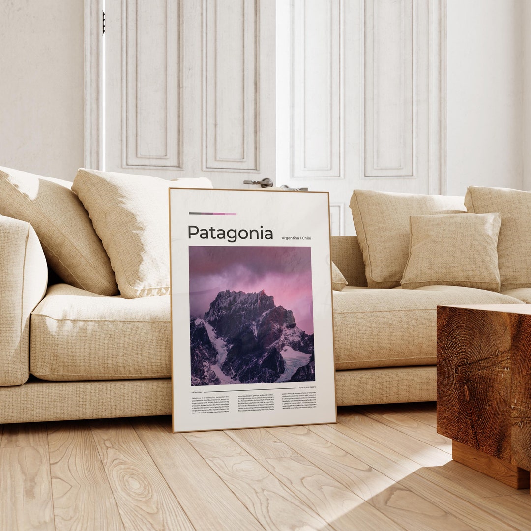 Patagonia Poster, Patagonia Wall Art, Patagonia Print, Patagonia Photo ...
