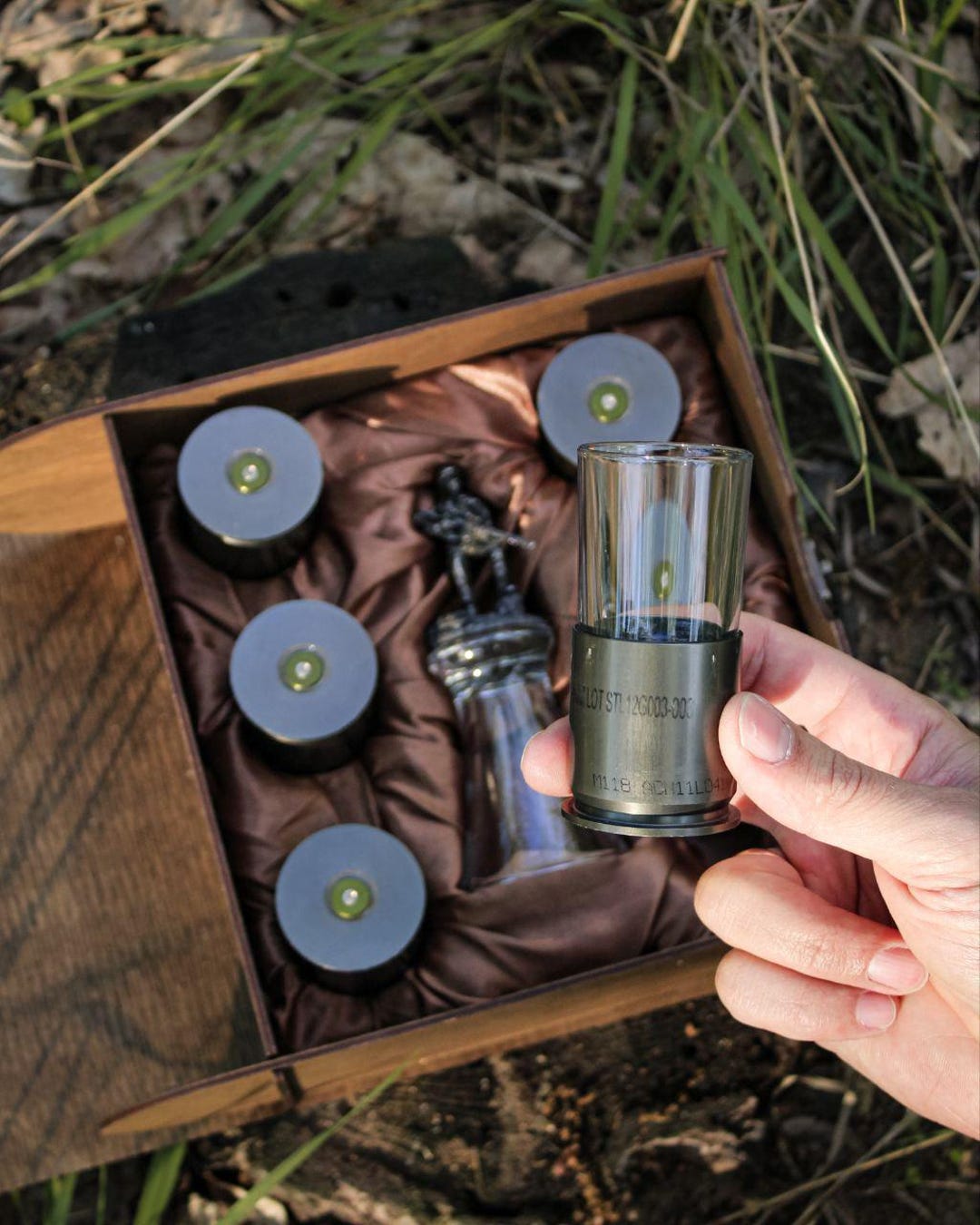 Shell Casing Arsenal, Fathers Day Shot Glass Grenade Shot Glass 40mm ...