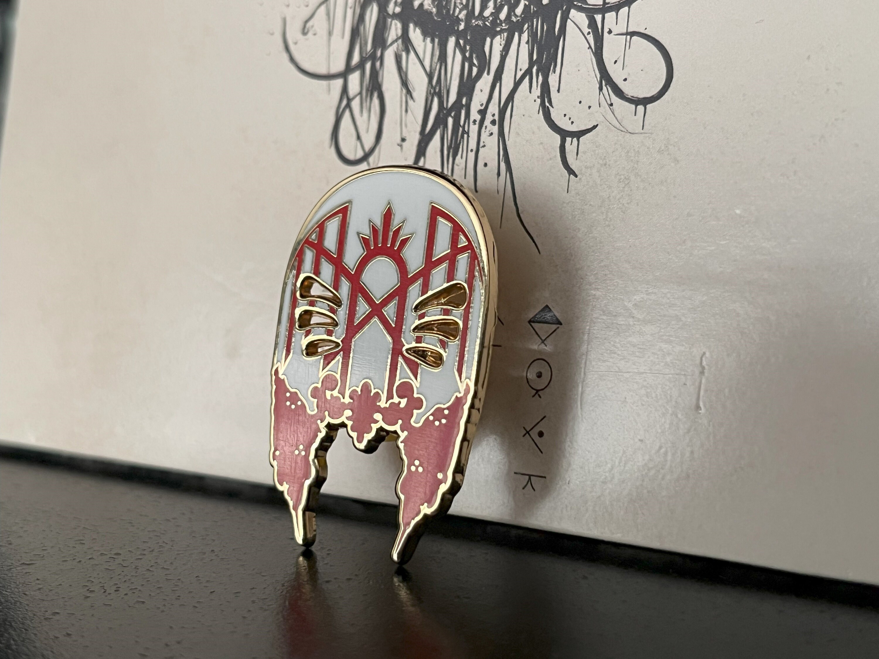 Eden Vessel Mask Hard Enamel Pin - Etsy UK