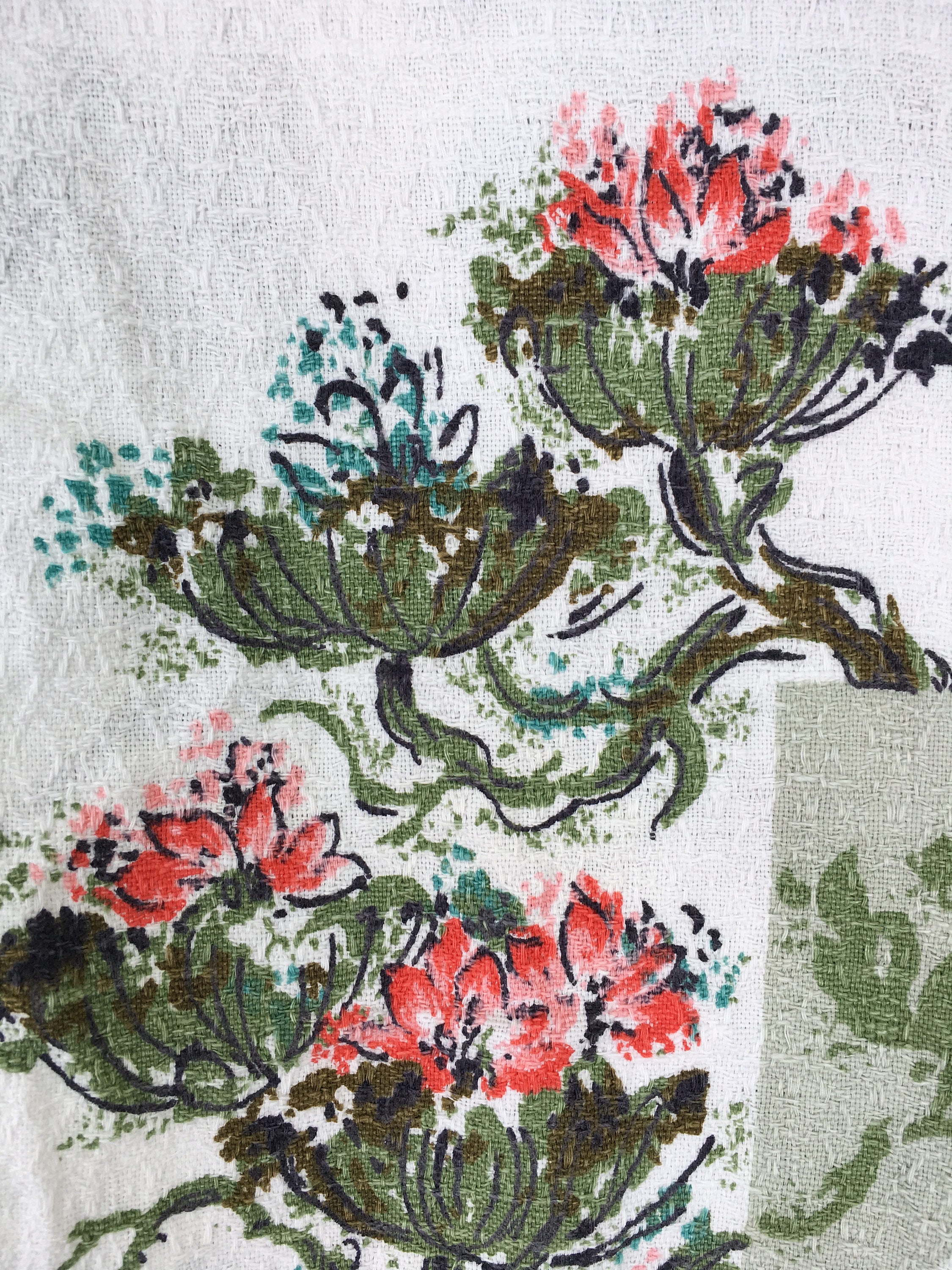 40s Vintage Barkcloth Fabric Authentic True Vintage Lingerie - Etsy