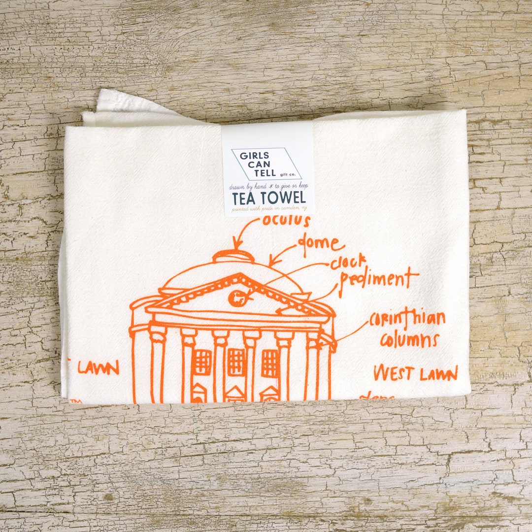 Rotunda Tea Towel, Kitchen Towel, Printed Towel, Virginia Towel ...