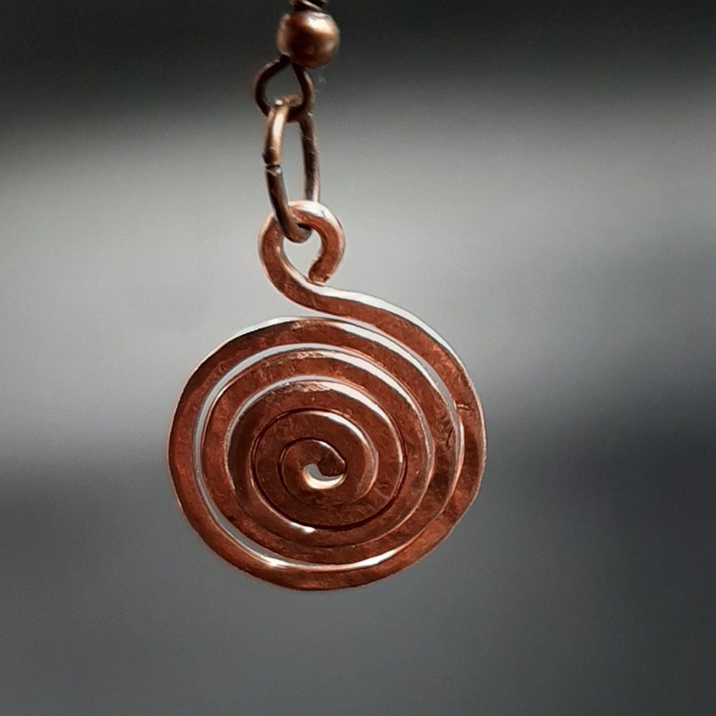 Copper Wire Earrings - Etsy