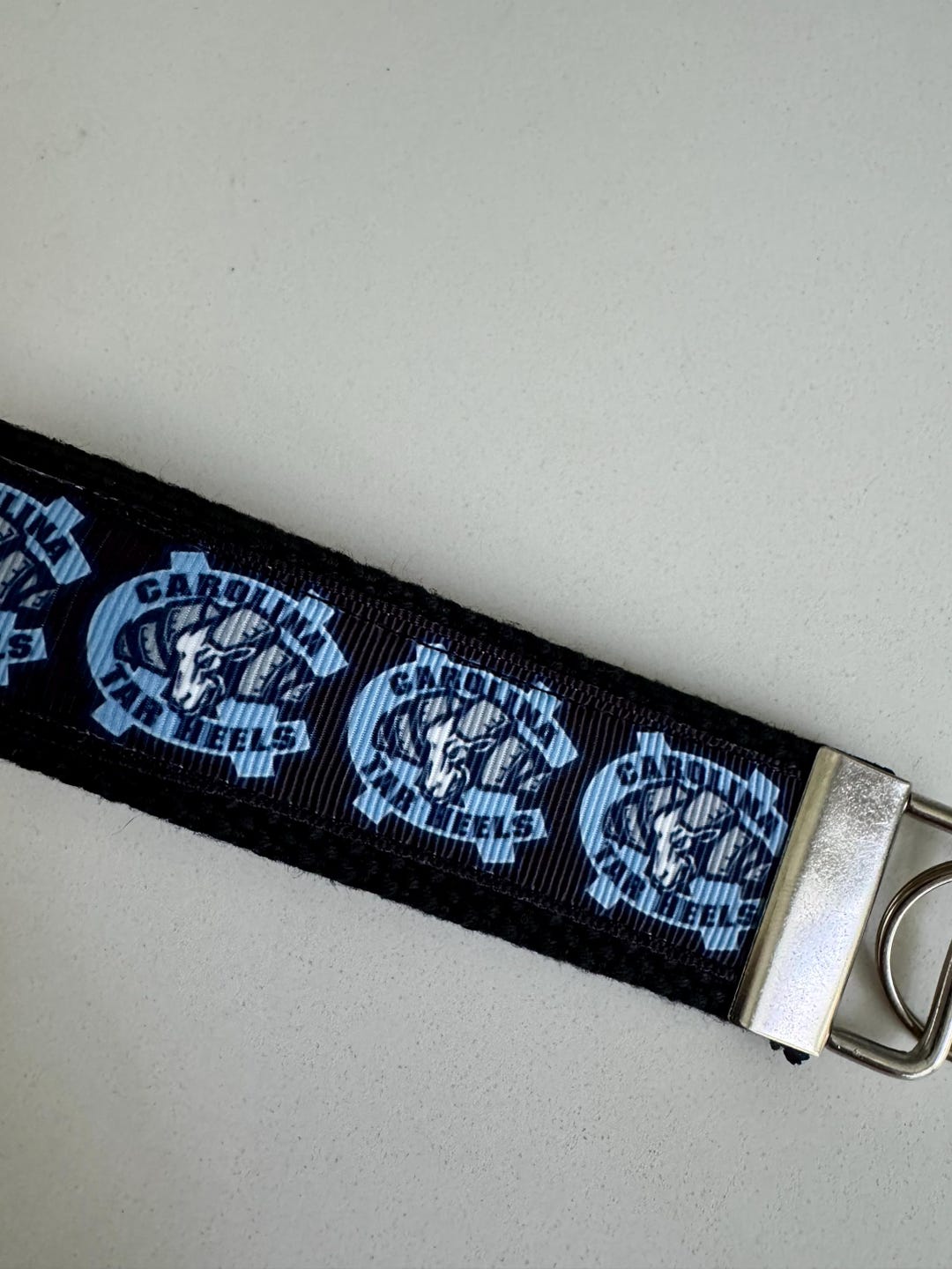 UNC Key Fob Keychain, Wristlet Keychain - Etsy