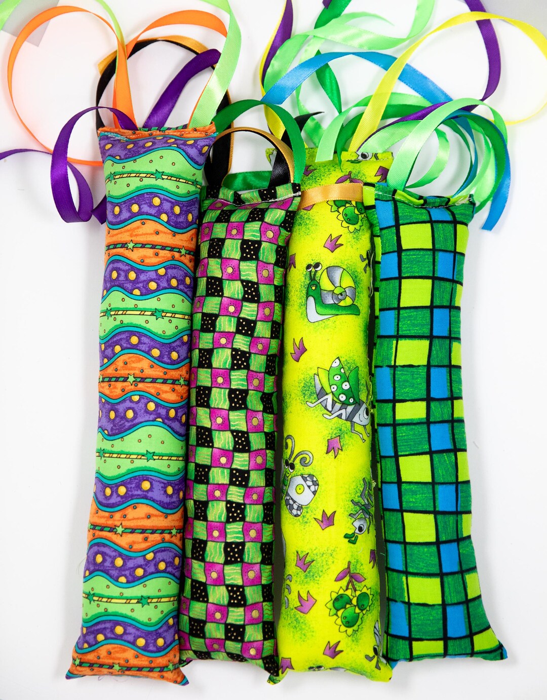 Large Catnip Cat Kitty Ribbon Kick Toy - Etsy