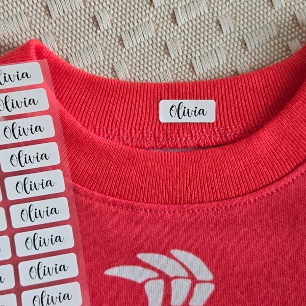 Personalized Iron on Clothing Label - Etsy