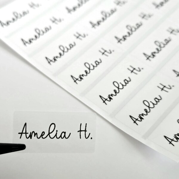 Custom Clear Stickers - Etsy