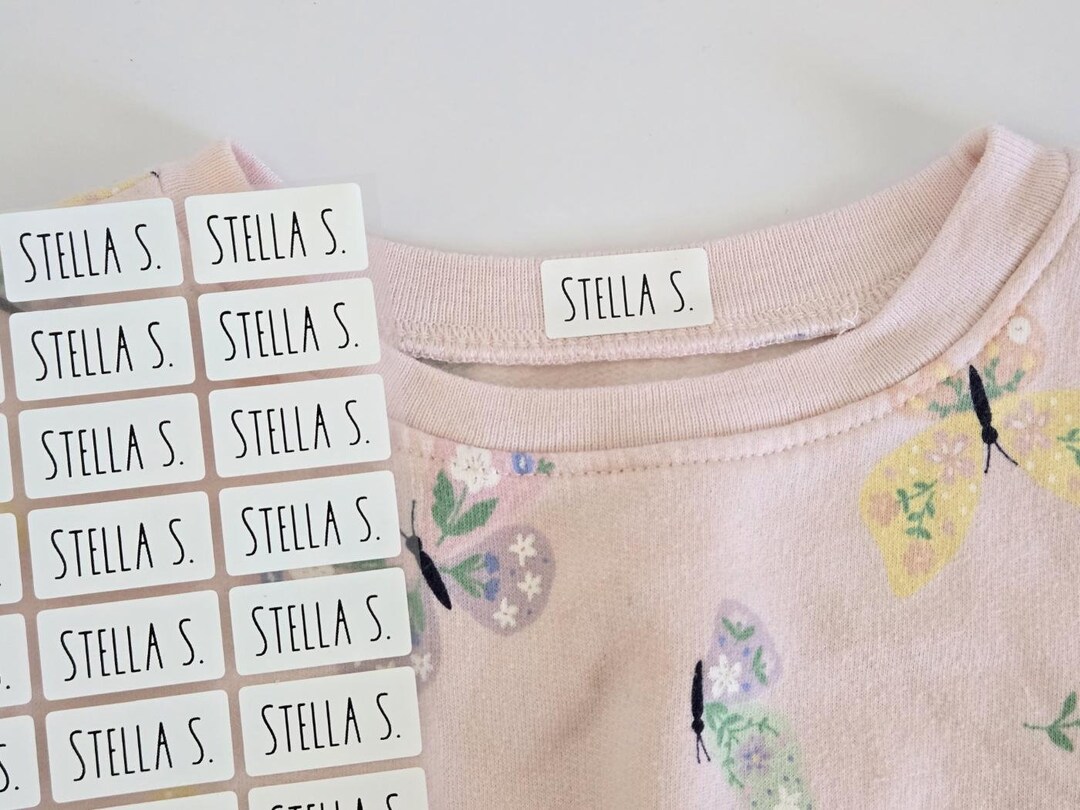 SAME DAY SHIPPING Iron-on Fabric Labels, Washer & Dryer Safe ...