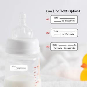 100 Baby Bottle Labels for Daycare - Personalized Breast Milk Daily ...