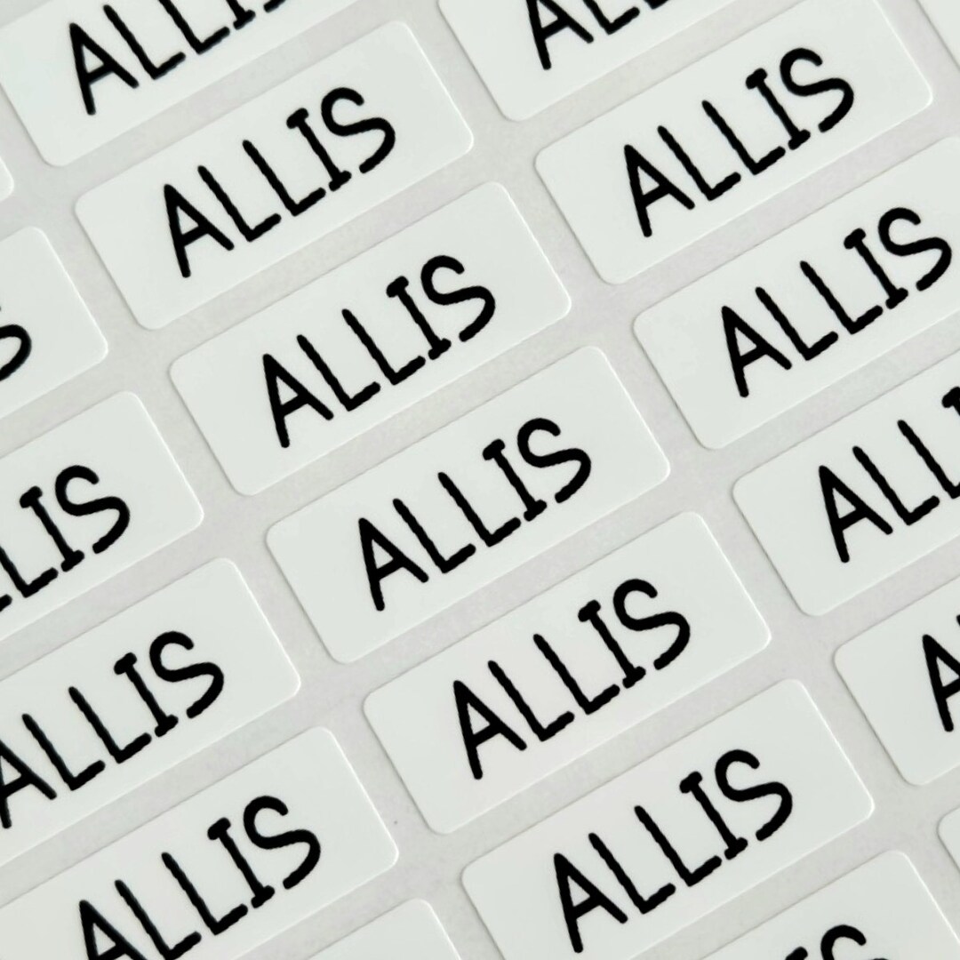 Waterproof Name Labels L Waterproof Daycare Labels L Dishwasher Safe ...