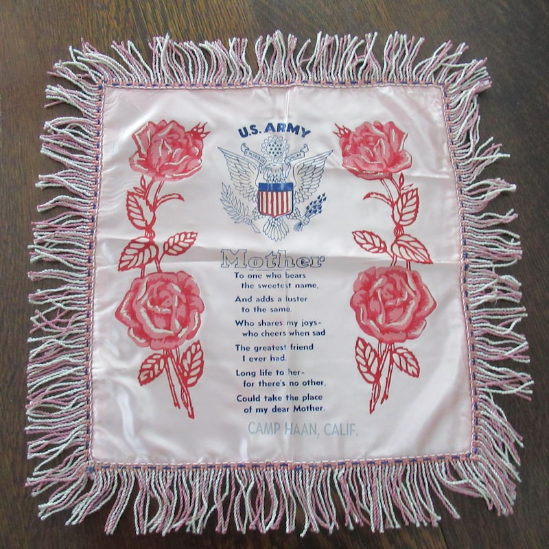 Military Poem Pillow - Etsy