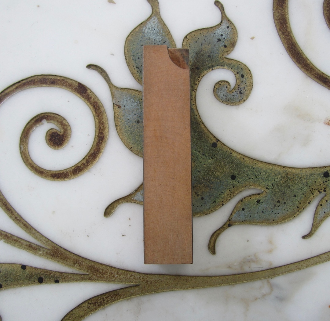 Number One 1 Antique Letterpress Wood Type Printing Block - Etsy