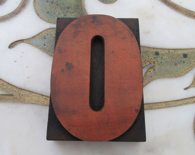 Letter O Antique Letterpress Wood Type Printers Block Number 0 Zero - Etsy