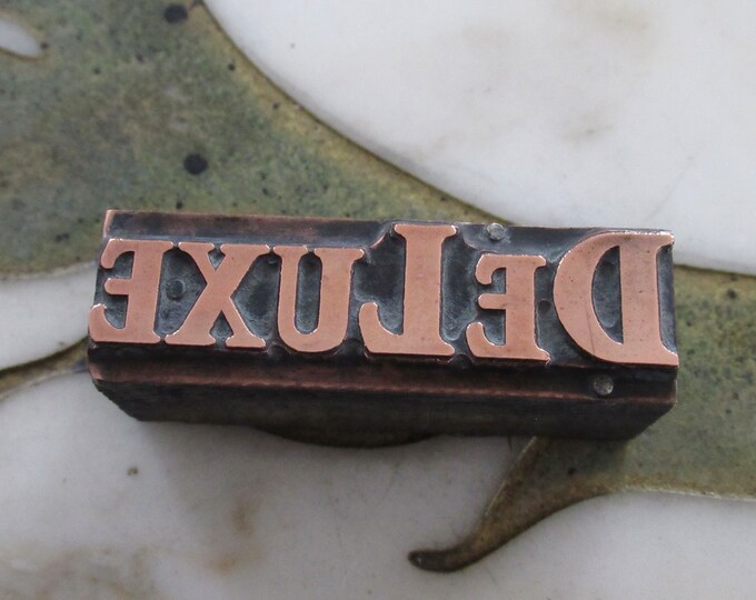 Deluxe Antique Letterpress Printing Block - Etsy