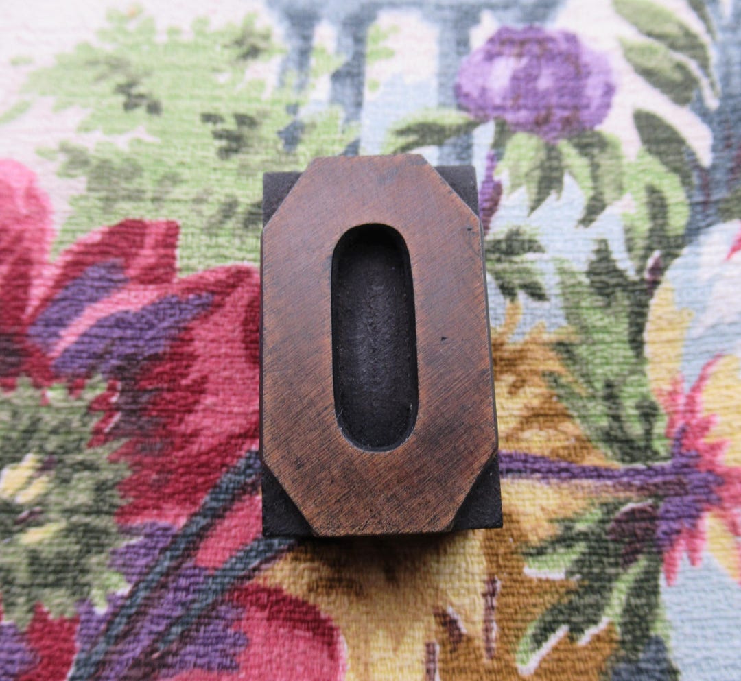 Letter O Antique Letterpress Wood Type Printing Block - Etsy