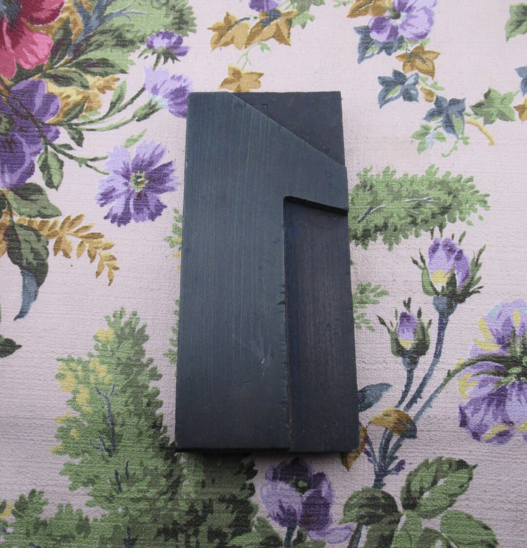 Large Number 1 One Antique Letterpress Wood Type Printers Block - Etsy