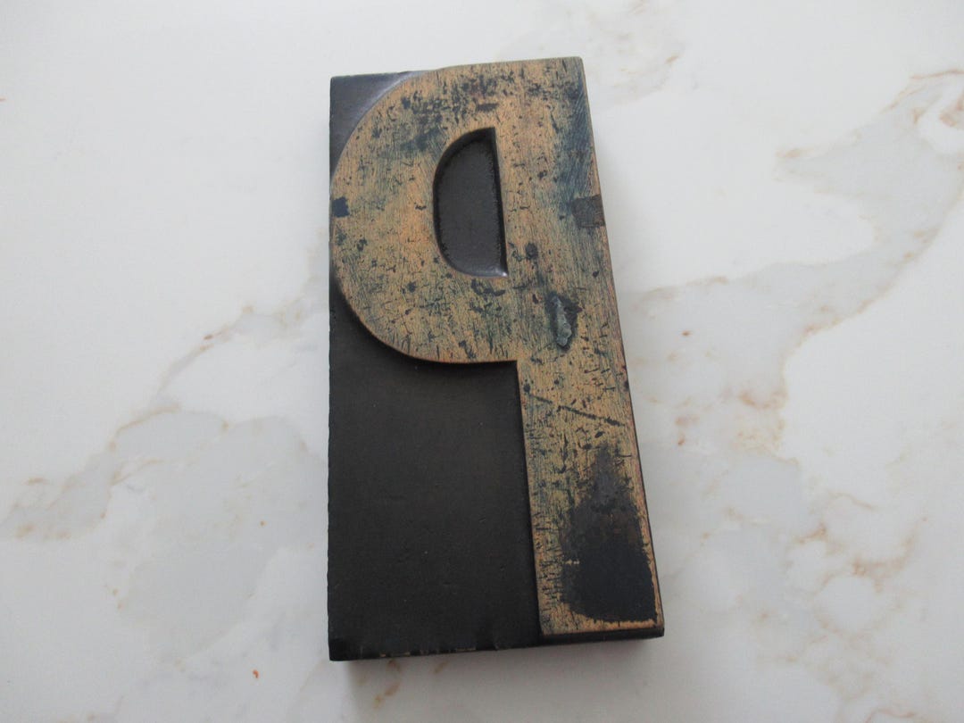 Large Letter P Antique Letterpress Wood Type Printing Block - Etsy