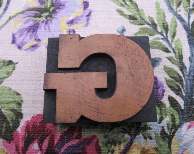 Letter G Antique Letterpress Wood Type Printing Block Wide - Etsy