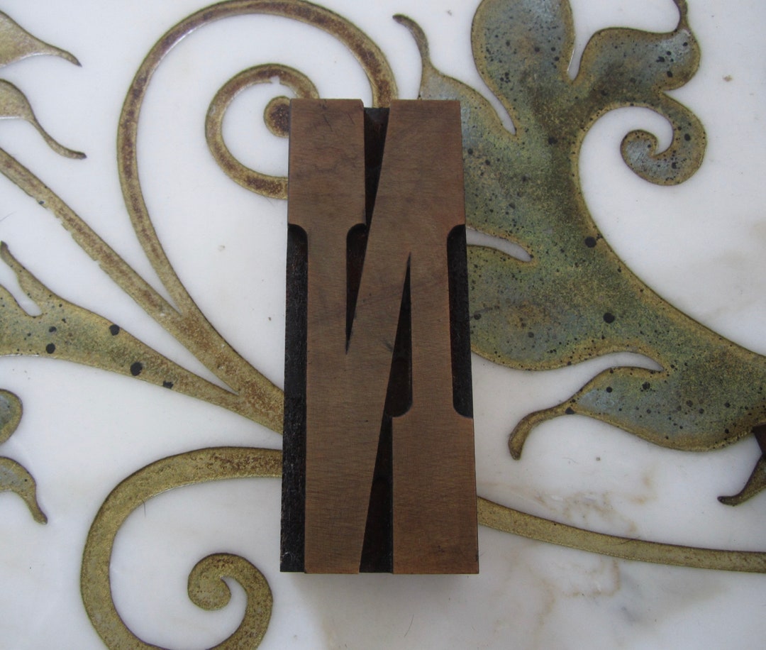 Large Letter N Antique Letterpress Wood Type Printers Block - Etsy