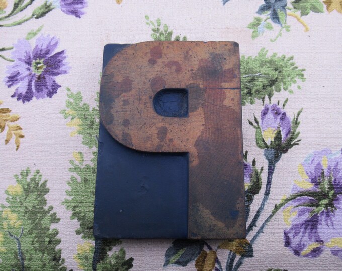 Large Letter P Antique Letterpress Wood Type Printing Block - Etsy