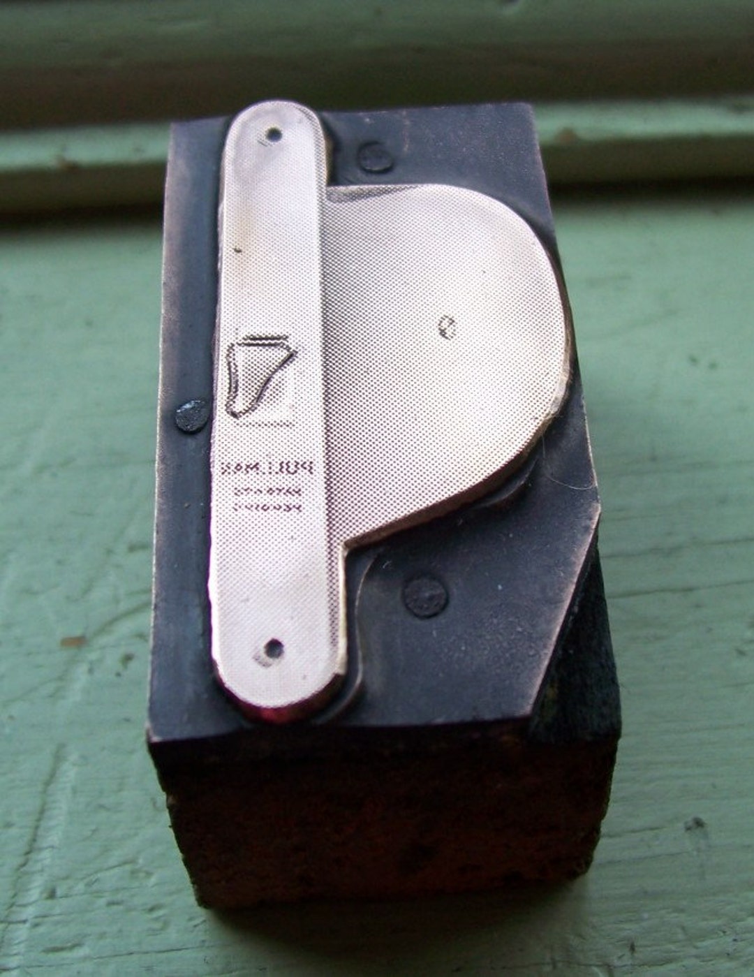 Pullman Window Balance Vintage Letterpress Printers Block - Etsy