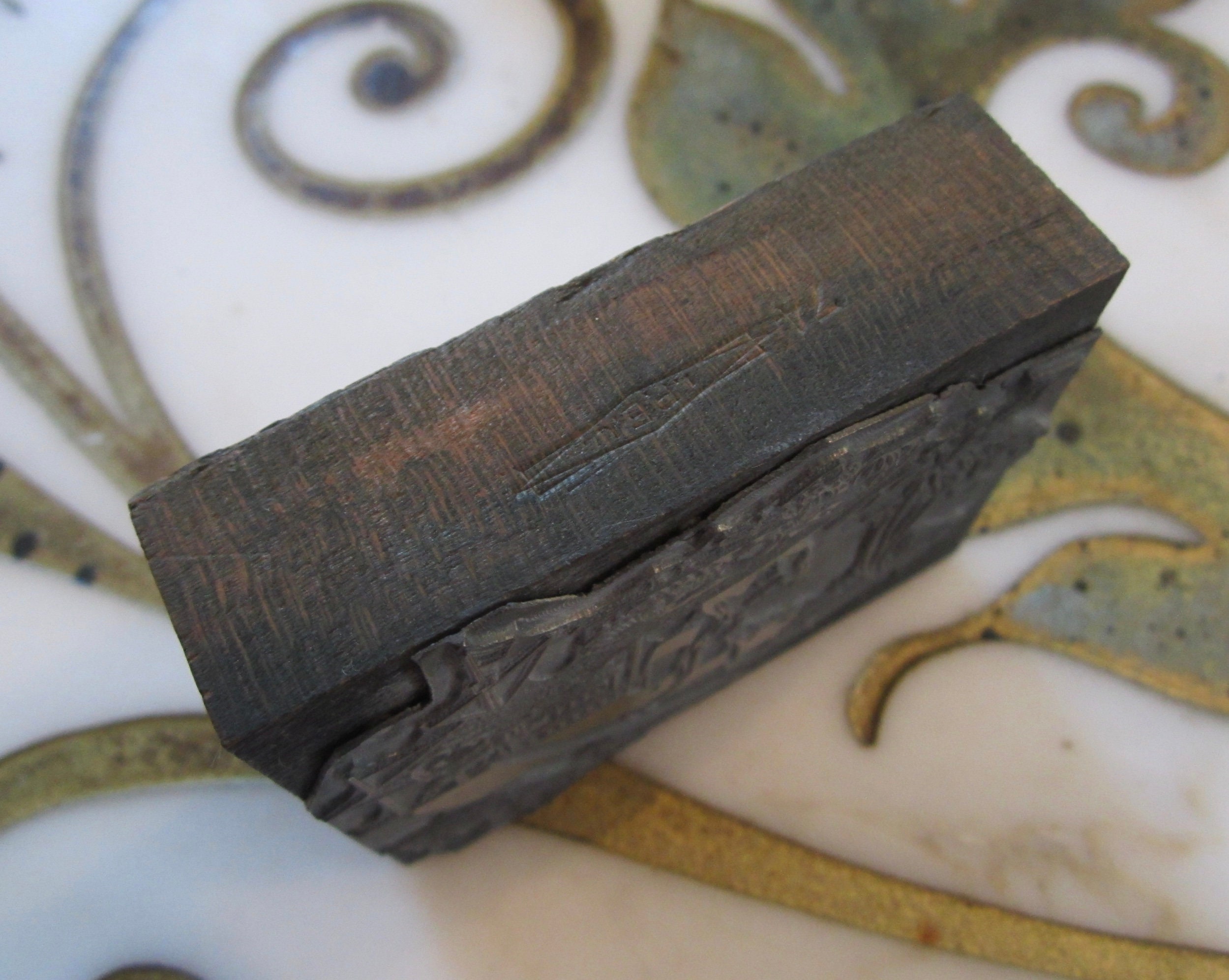 Native Trading for Trinkets Vintage Letterpress Printing Block - Etsy ...