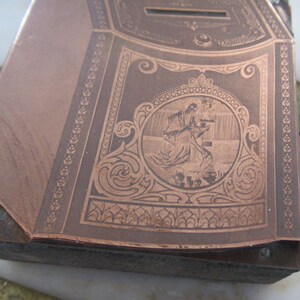 Mailbox Table Top Letter Box Antique Letterpress Printing Box - Etsy