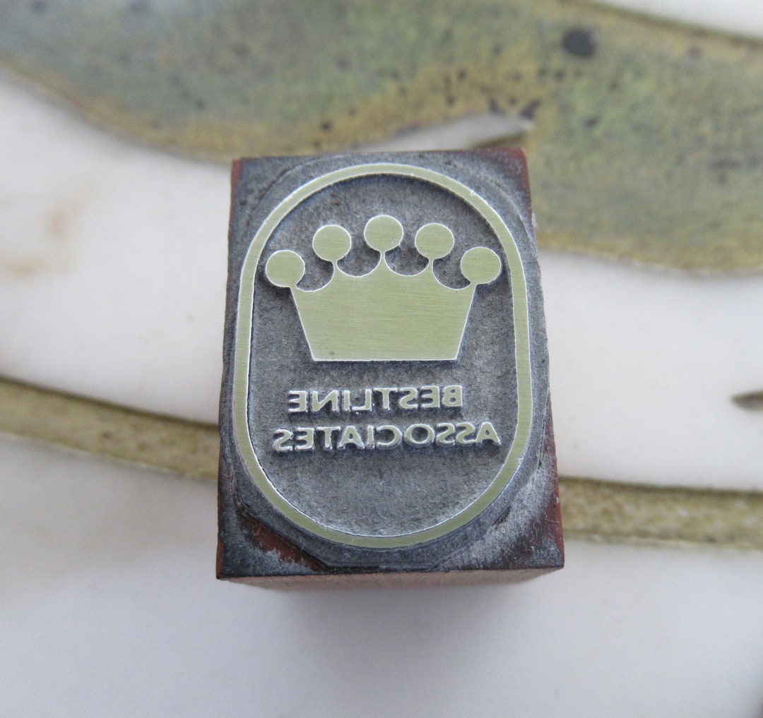 Bestline Products Vintage Letterpress Printing Block - Etsy