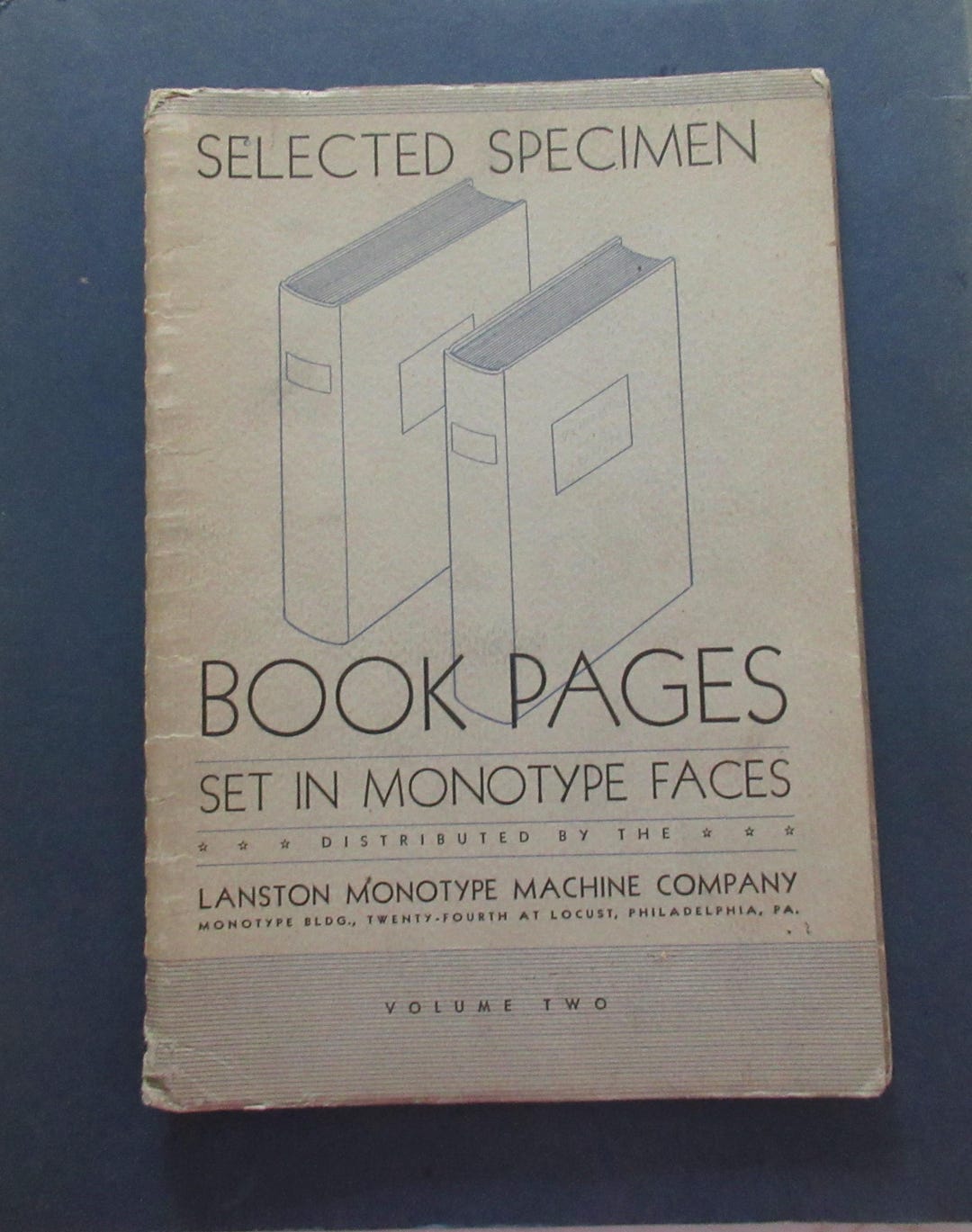 Selected Specimen Book Pages Monotype Faces Lanston - Etsy