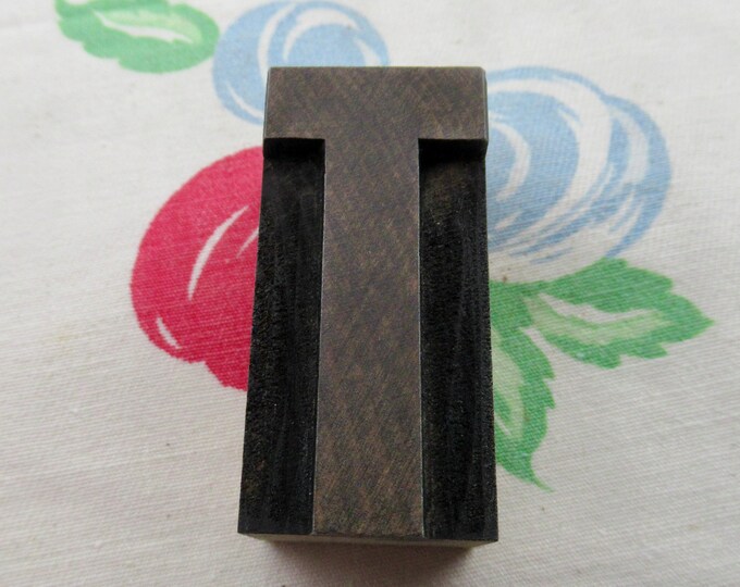 Letter T Antique Letterpress Wood Type Printing Block - Etsy