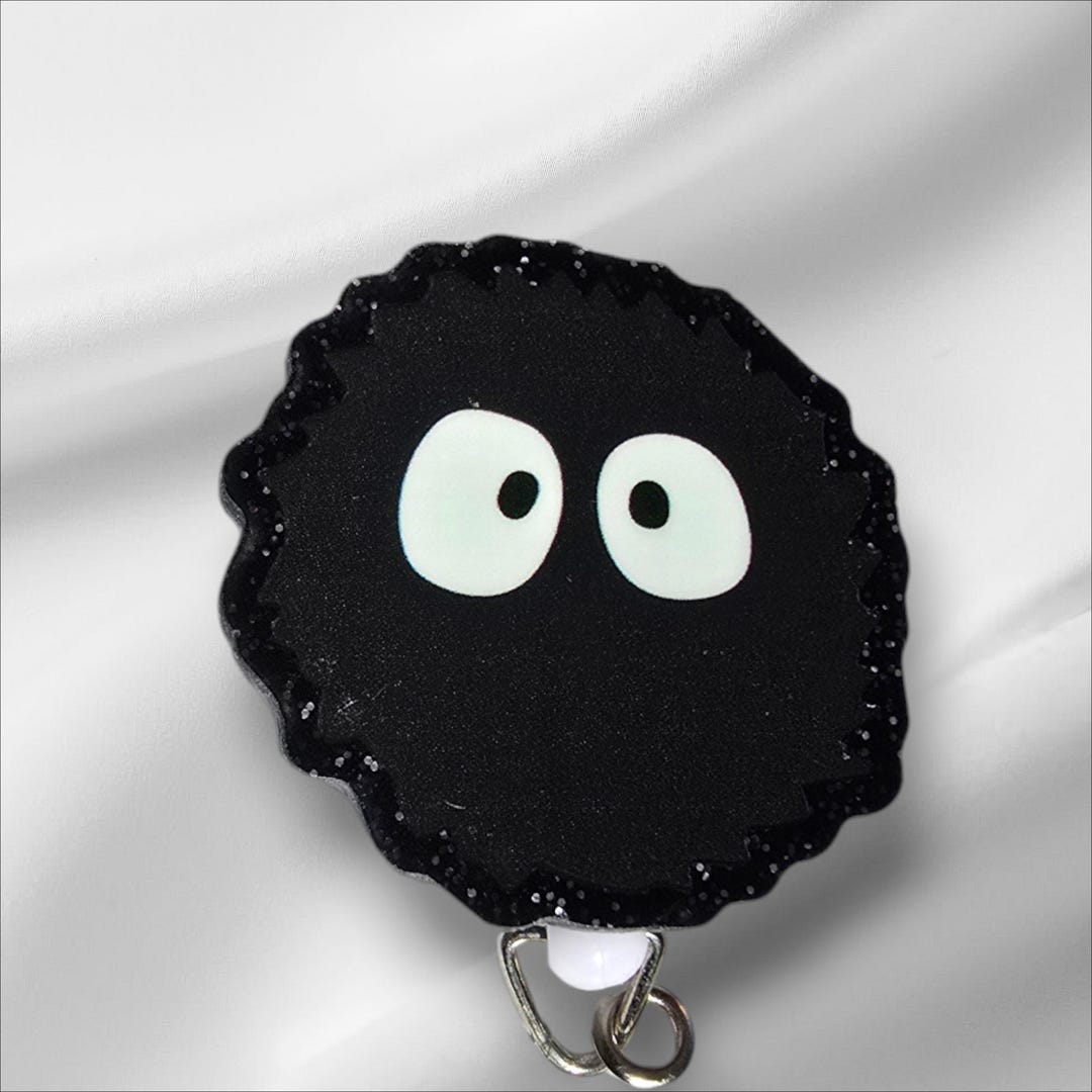 Super Cute Dust Bunny Retractable Badge Reel Work ID - Etsy
