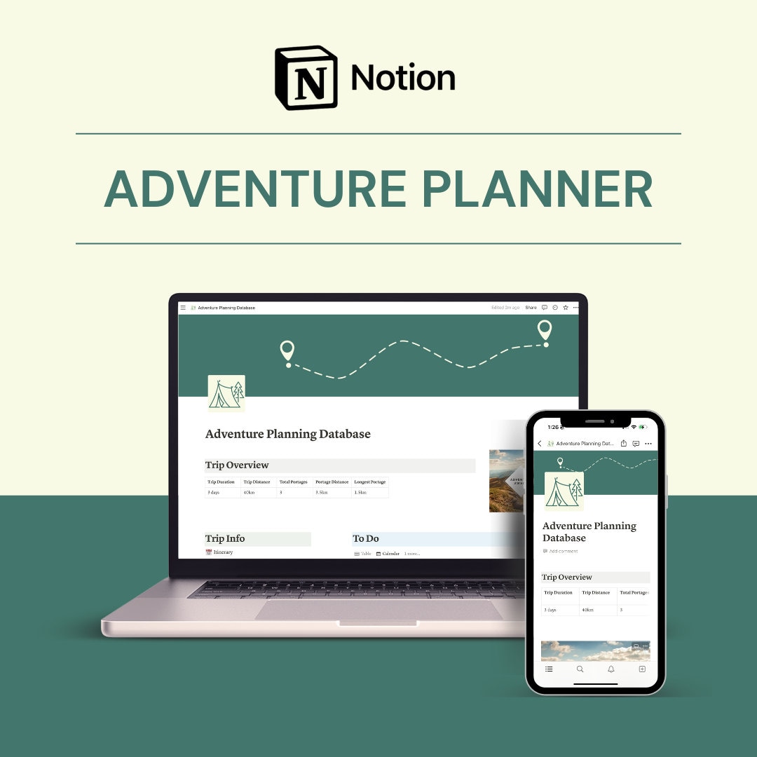 Notion Template for Organizing and Collaborating on Your Outdoor ...